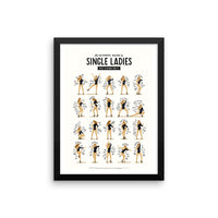 Single Ladies Framed Print – Draw Me a Song