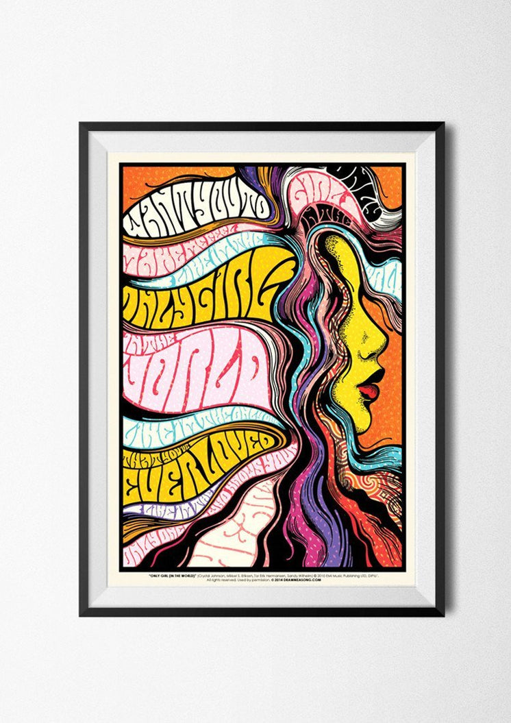 Only Girl (in the World) Print – Draw Me a Song