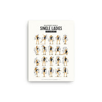 Single Ladies Canvas Print – Draw Me a Song
